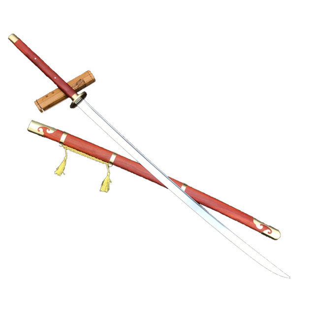 Stainless steel fitness knife Qi Jiguang two-handed knife Chinese Tai ...