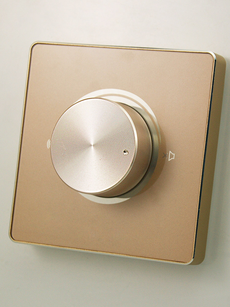 Yunjia Audio Speaker Volume Control Switch - Single/Dual Channel 86 Panel
