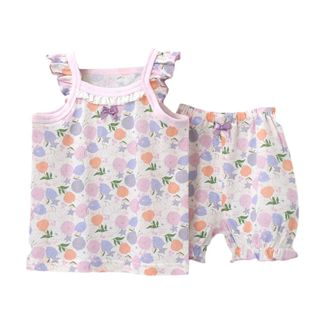 Foreign trade baby summer ultra-thin pure cotton mesh baby girl lace ...