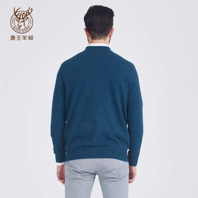 Luwang Cashmere Sweater Counter Genuine Winter New Style Men's Half ...