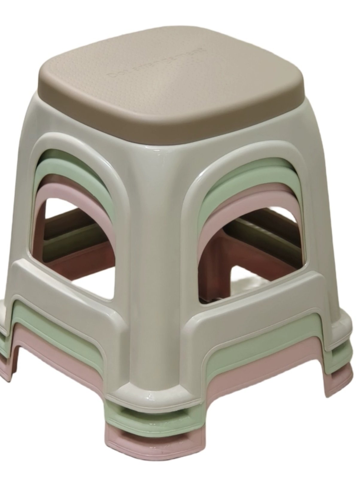 Modern thickened plastic square stool adult low stool home chair small ...