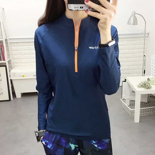 Spring and summer quick-drying T-shirt women's hiking yoga large size ...