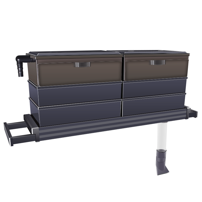 Large fish tank trickle box upper filter box water purification filter ...