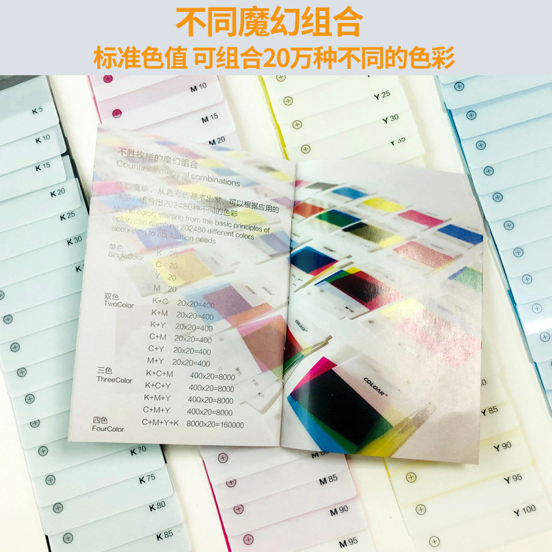 CMYK Color Magic Block - PVC Color Matching Cards