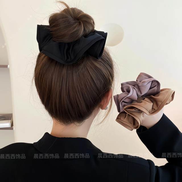 Big news! French high-end large intestine hair tie ins oversized fungus ...