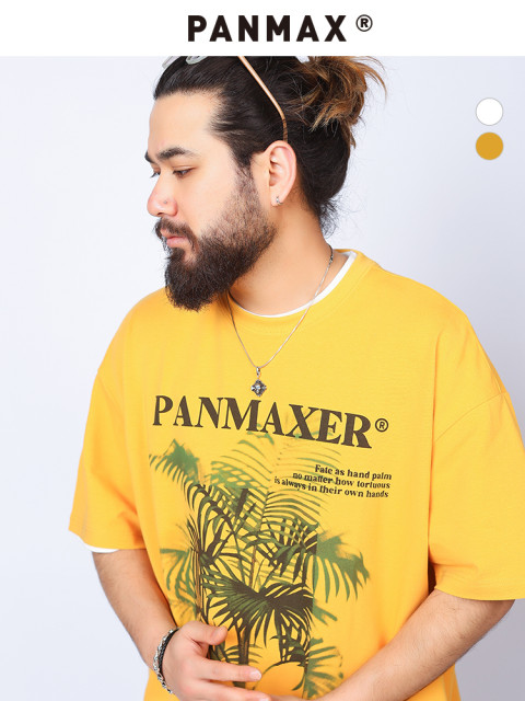 PANMAX plus size men's American trendy short-sleeved plus T-shirt ...