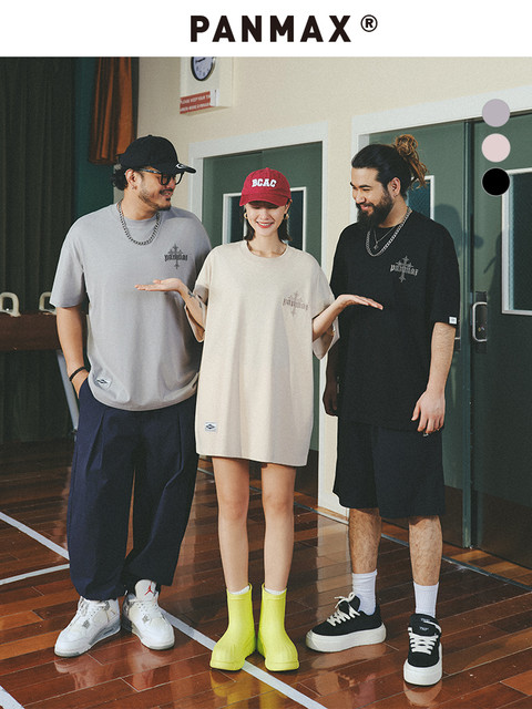 PANMAX trendy brand large size men's clothing 2025 summer new round ...