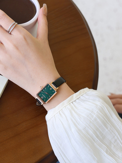 Tianwang Light luxury small square watch 31283 square niche quartz student watches Lover's Day gift