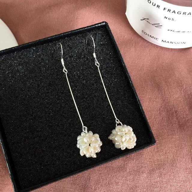 Original design Fairy Fan Ocean temperament 925 Silver Termid natural ...