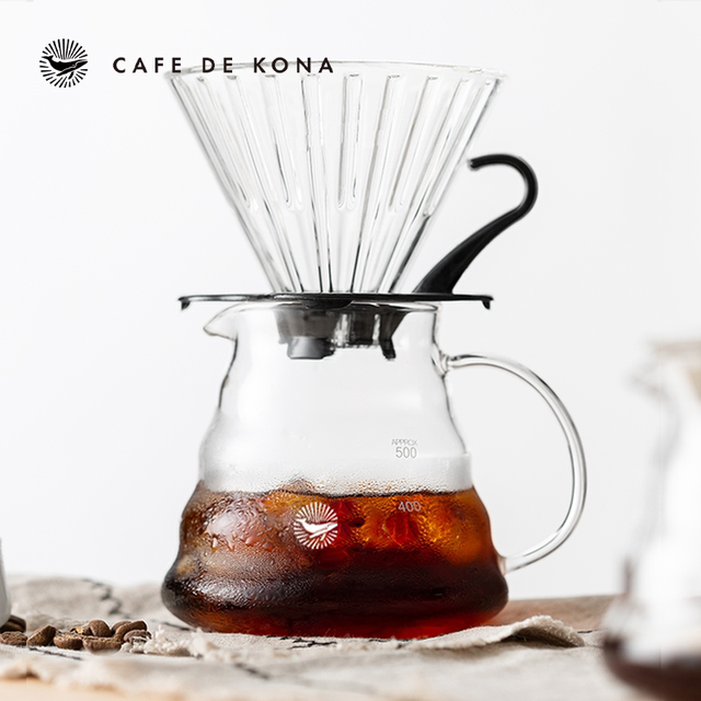 CaFedekona hand -psioned coffee pot home heating glass drip pot coffee ...