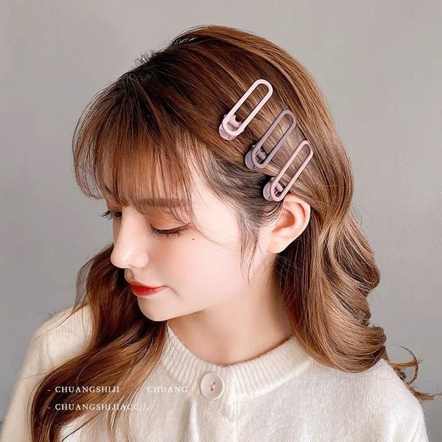 3 hair clips forehead bangs clip side female headdress hairpin hair ...