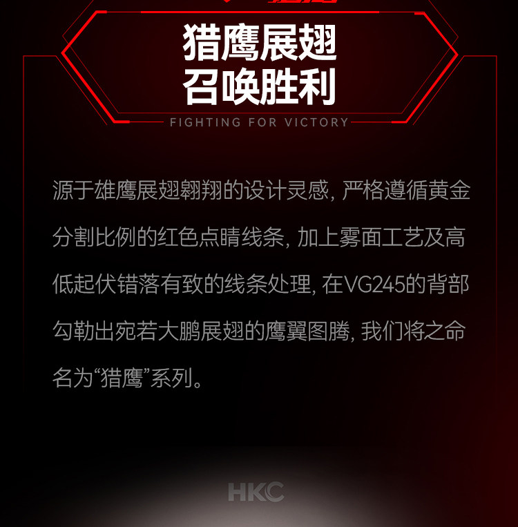 Hkc 24 165Hz 2K IPS Monitor - VG245 Gaming LCD Screen