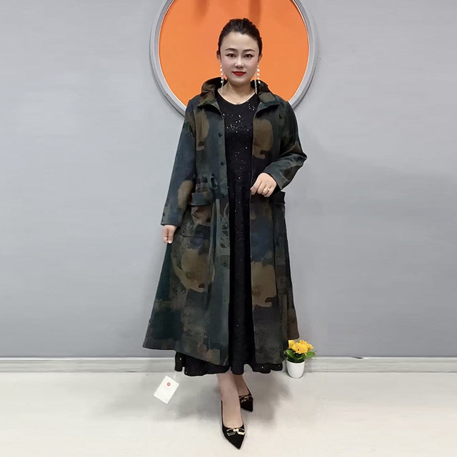 Spring new style windbreaker fashionable mother fungus stand collar ...