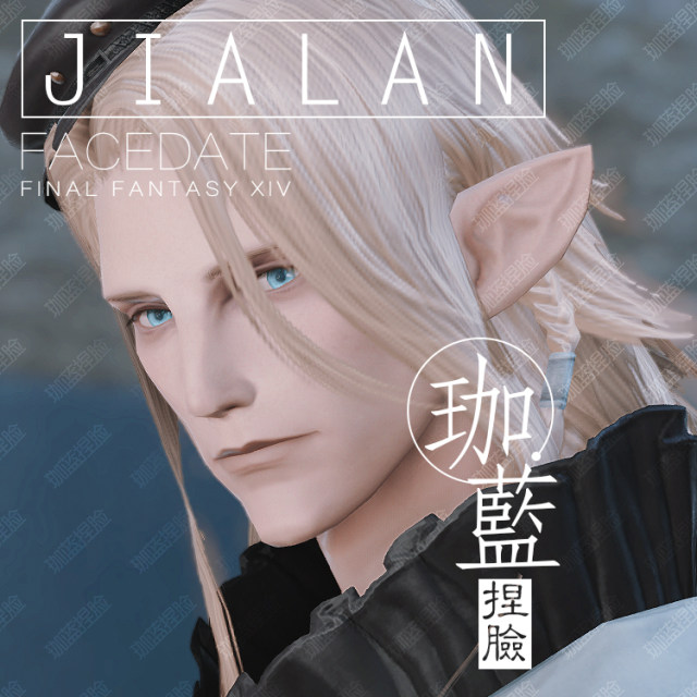 FF14 Final Fantasy 14 Pinch Face Data Face Elves Male Forest