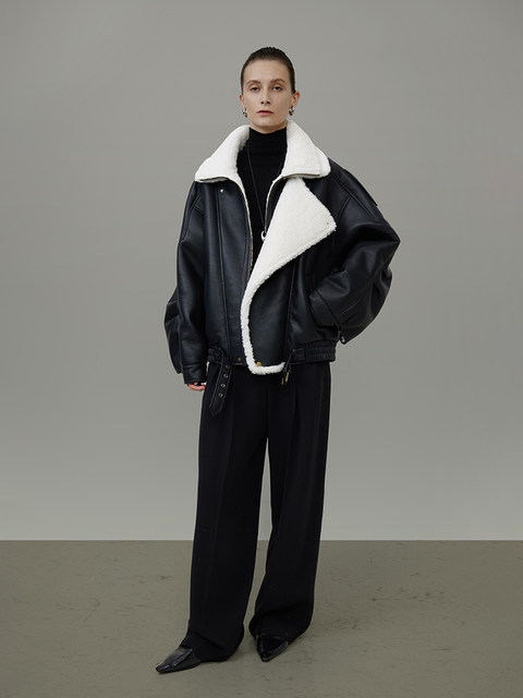 UNSPOKEN Bayan style fur all -in -one female plus velvet thickened 2024 ...