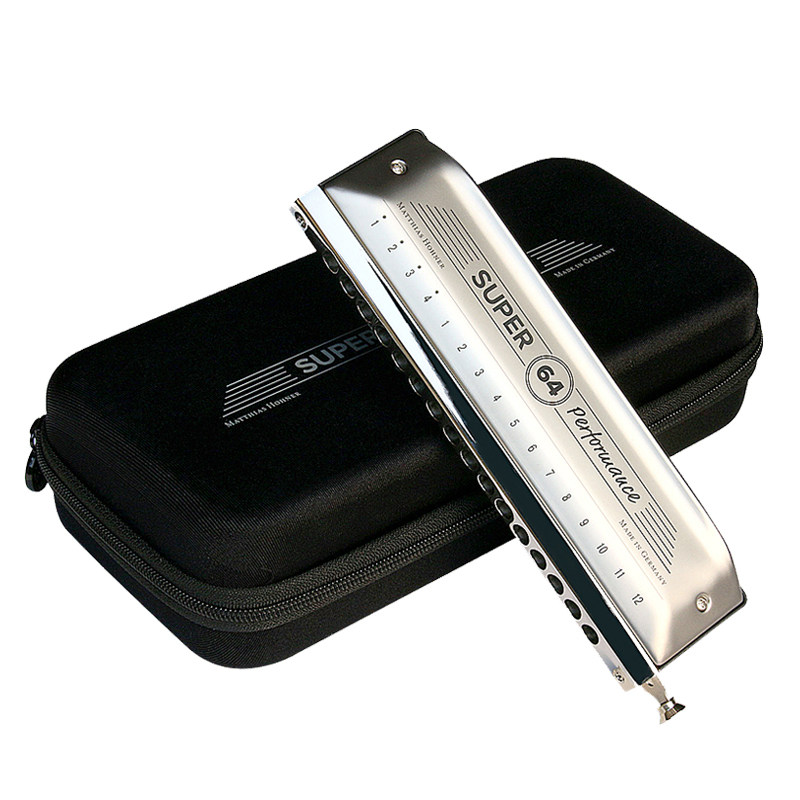 Hohner Super 64 16-Loch Chromatisches Mundharmonika