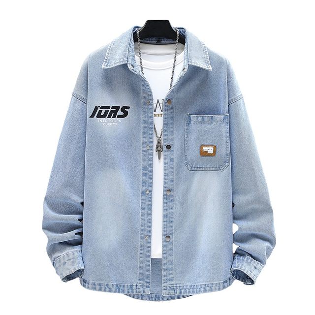 Spring and autumn new denim jackets for high school students boys and ...