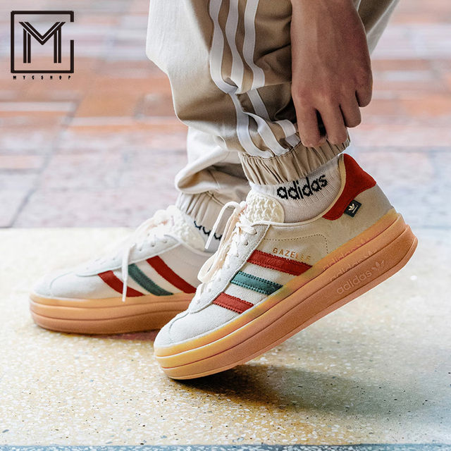 Adidas adidasgazellebold high bottom increase women low -top shoes IE0429