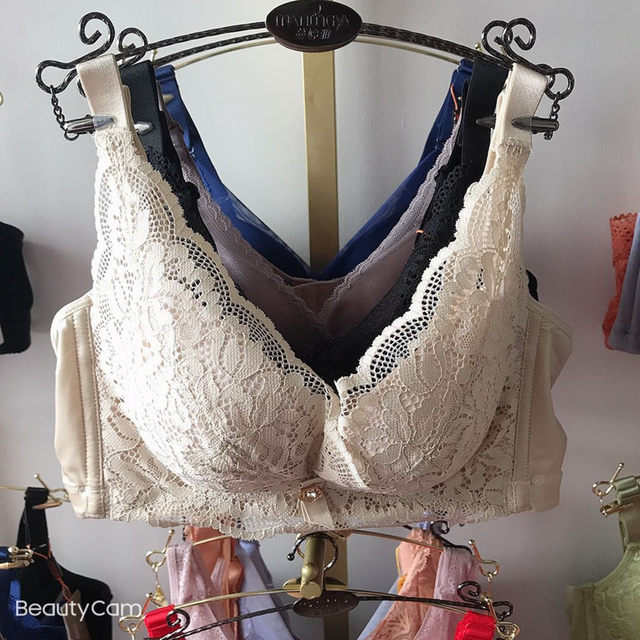 Man Tingya's new 100% mulberry silk lining no wire rims super push-up ...
