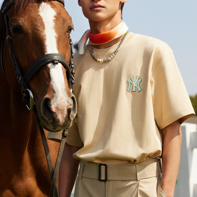 24 New MLB Couple Short Sleeve Men and Women NY Retro Presbyopia Square ...