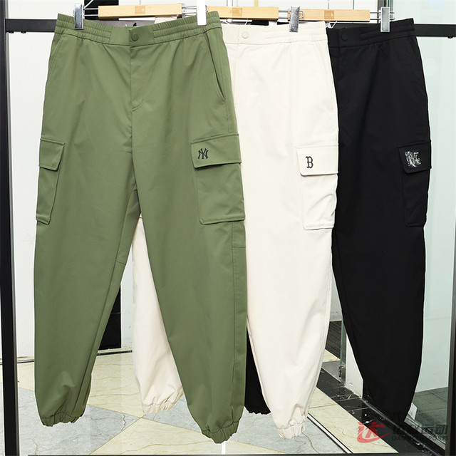 24 New MLB Couple Overalls Men and Women NY Embroidered Casual Leg ...