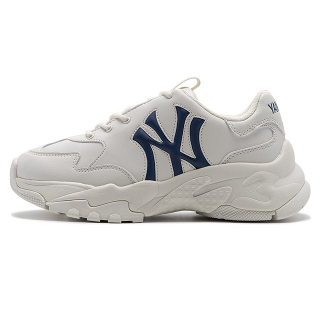 MLB couple dad shoes for men and women NY retro low-top thick-soled ...
