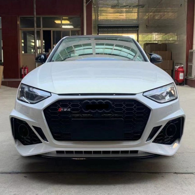 Suitable for 09-24 Audi A4L modified RS4 surround front and rear bumpers, front shovel rs4 ...