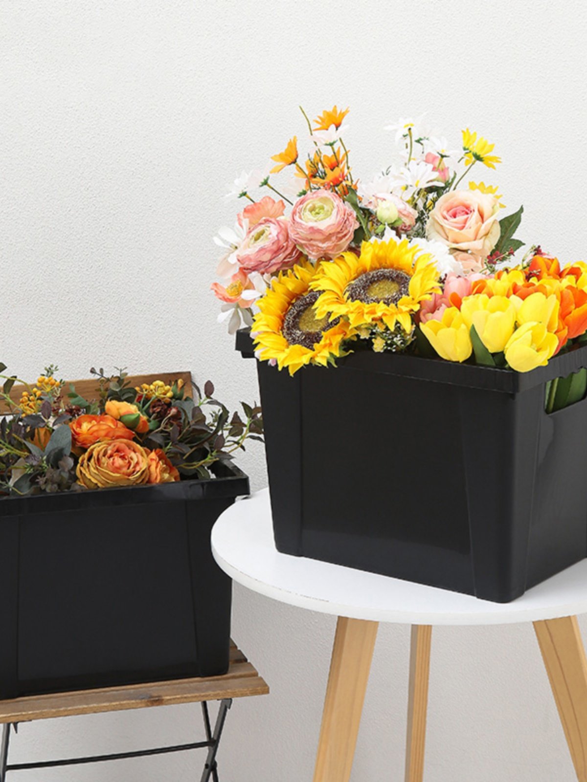 Floral Wake-Up Flower Bucket Soaking Pot French Water Storage Bucket