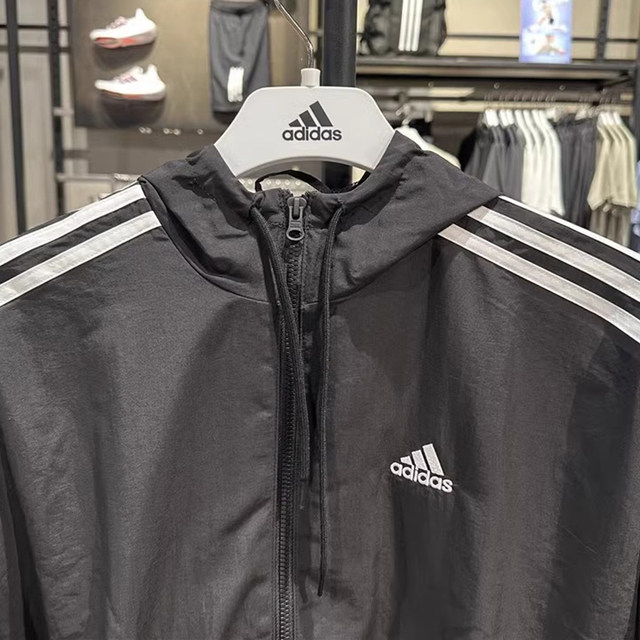 Adidas Jacket Women's 2024 New Summer Woven Windproof Sun Protection ...