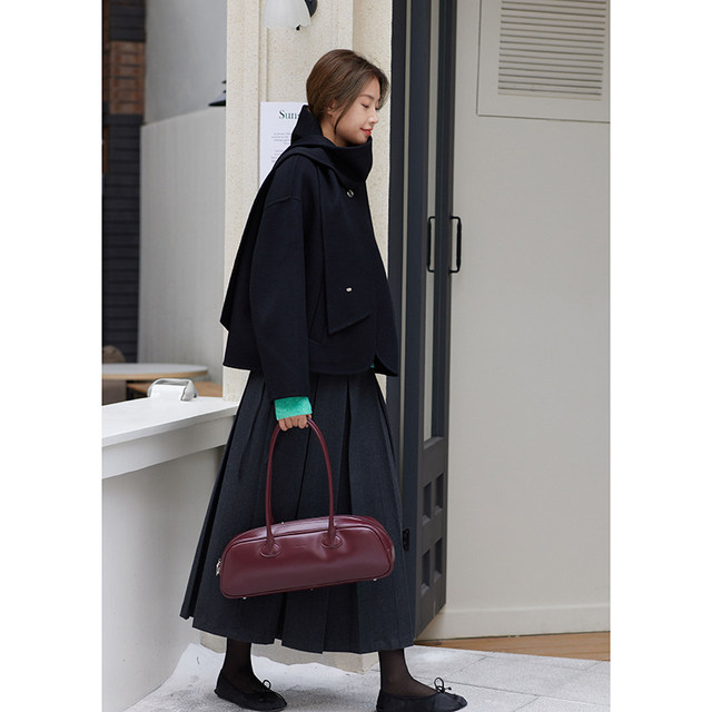 Misaz fabric texture is superb! Winter thickened classic lace -up ...