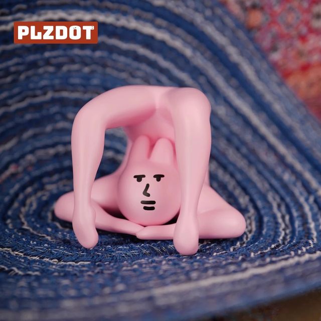 PLZDOT Kuai Zai Kuai Zai Pink Rabbit Blind Box Abstract Mini Trendy ...