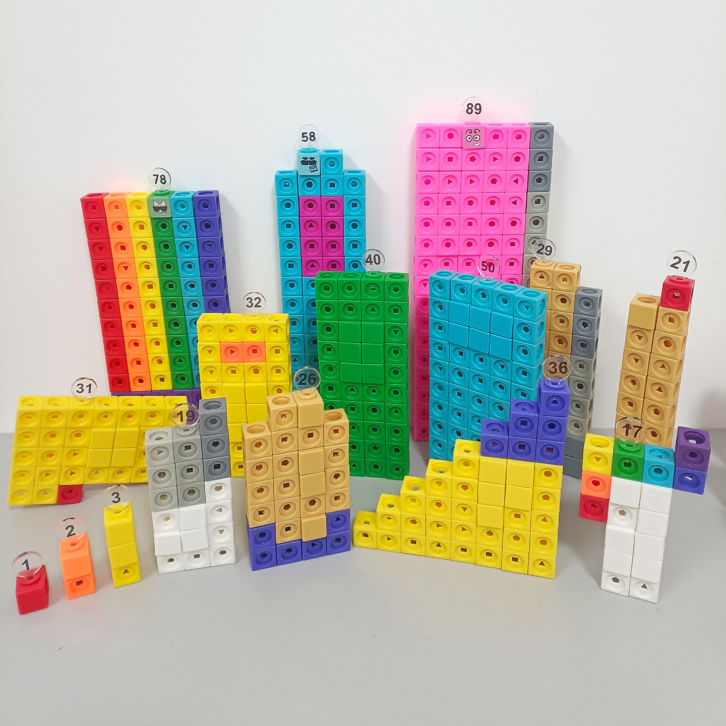 Rixiang Numberblocks Building Blocks 1-100 - Educational Toys