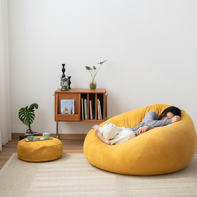 Lazy sofa bean bag single chair bedroom living room balcony small and ...