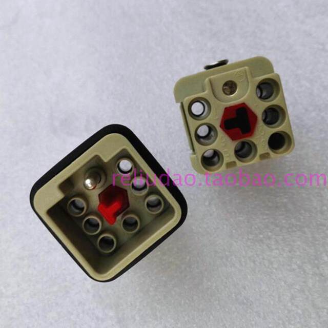 WAIN connector HQ-007-0-MC core compact HQ-007-0-FC female core 10A ...