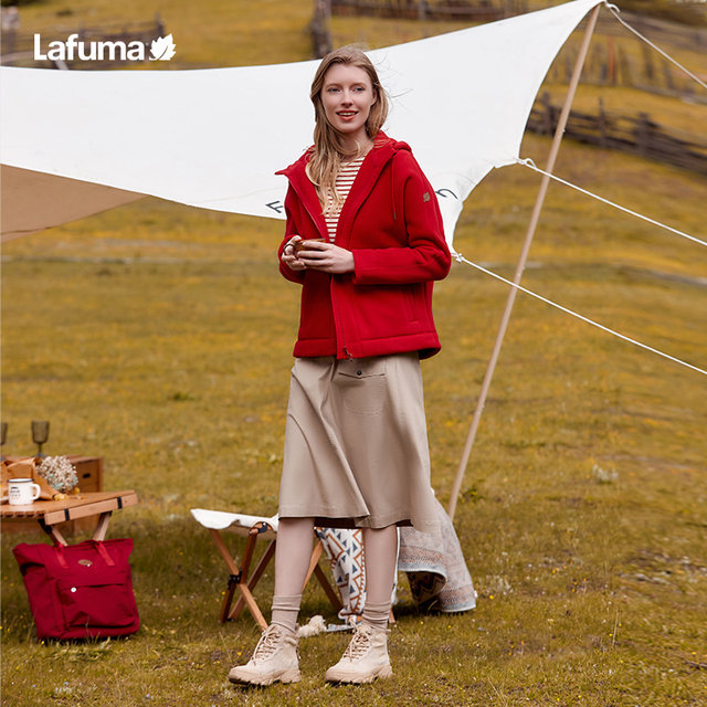 LAFUMA Le Feiye urban outdoor fleece jacket women's polar hooded double ...