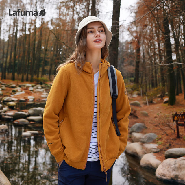 LAFUMA Le Fei Ye Warm Fleece Clothes Women's Slim Fit Hooded Polartec Polar Fleece Jacket LFJA4CR61
