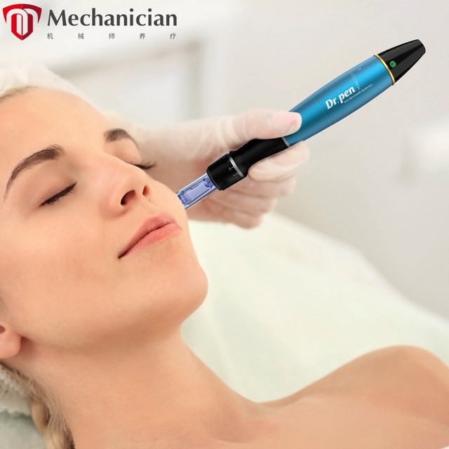 Dr.penA1-W electric microneedle blue rechargeable facial water light ...