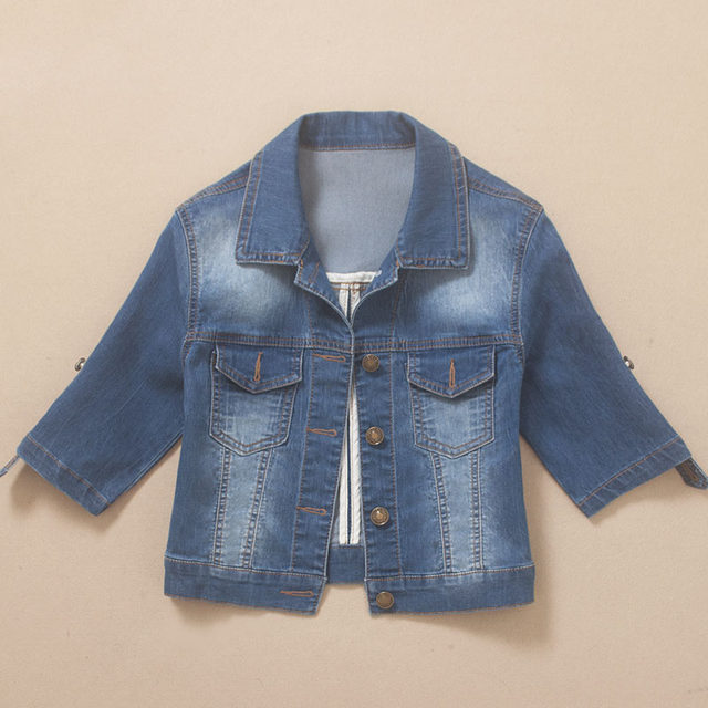 Soft denim jacket thin section women's summer new trendy denim jacket ...