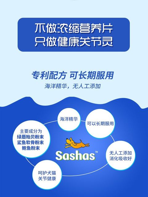 Sasha Shark Chondroitin Cats and Dogs Joint Spirit Capsules Dogs and ...