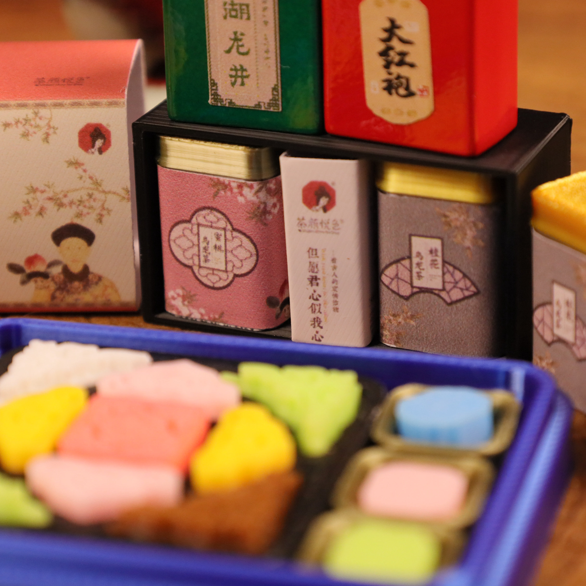 Diy Tang Dynasty Mooncake Miniature Model - Unedible