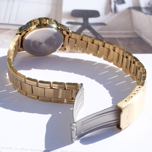 Casio Casio Watch Female Genuine Gold Large Number Date Quartz Fashion ...