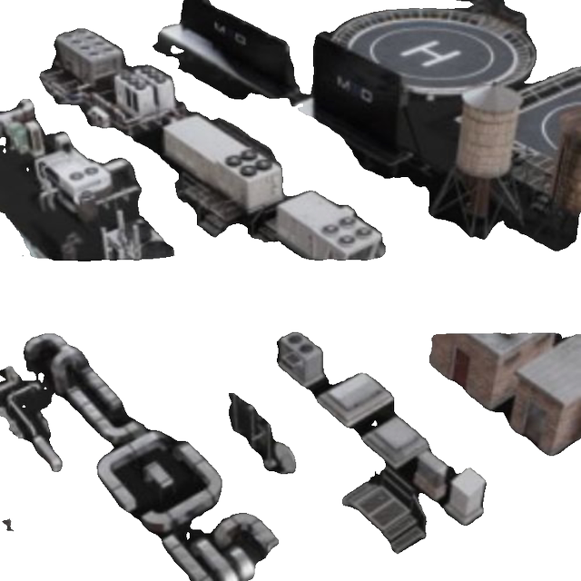 UE4 Unreal 5 ROOFTOP PROPS Collection