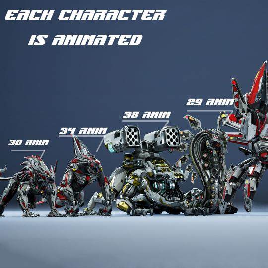 UE4 Unreal 5 Sci-FiBossPack game mechanical science fiction BOSS ...