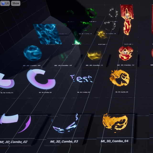 UE4 Unreal 5SuperUIEffectMaterials super UI effect material pack