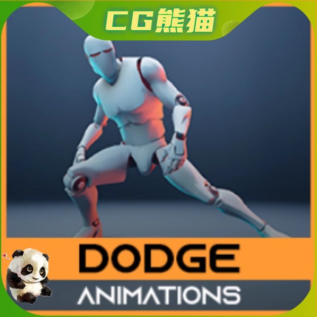 UE4 Unreal 5 Dodge Animations character dodge animation package