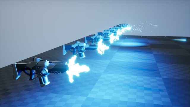UE4 Unreal 5muzzleflash3D muzzle shooting spark flash special package