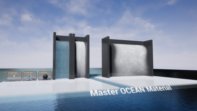 UE4 Unreal 5 Master Water Material Pack Customized Water Material Package