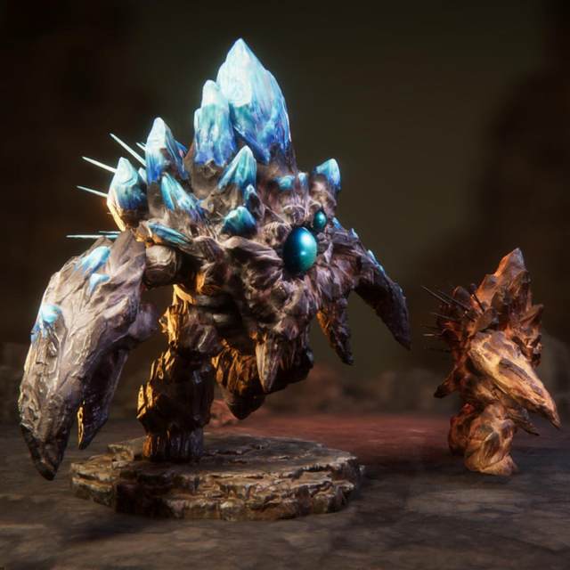 UE5 Unreal 5 Stone Beast Stone Monster Monster Character Role Drives ...