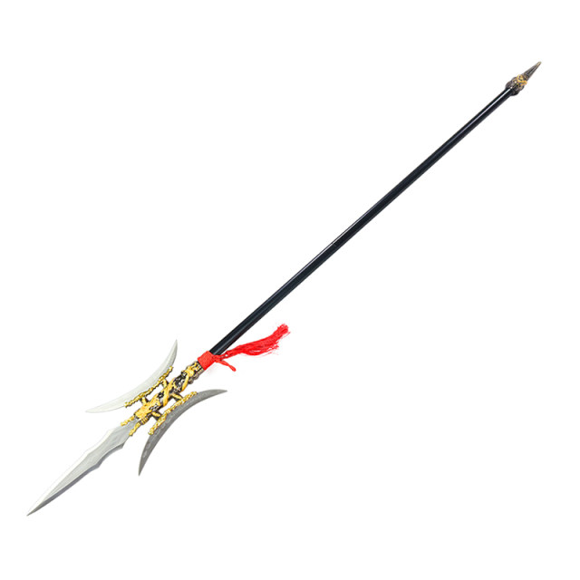 Lu Bu Fangtian Painting Halberd Red Gun Silver Silver Silver Zhang Fei ...