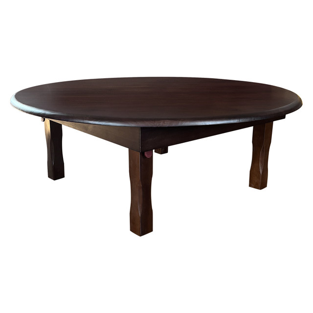 Korean round table Kang table table Korean Kang table mahjong folding ...